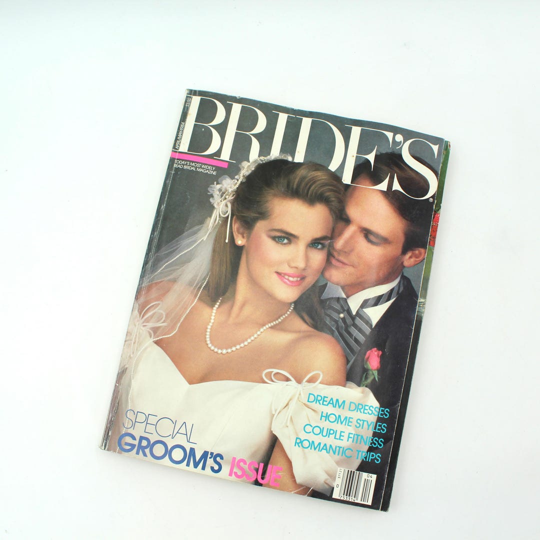 Awesome 1980s Brides Magazine - Vintage, Wedding Dresses, April/may ...