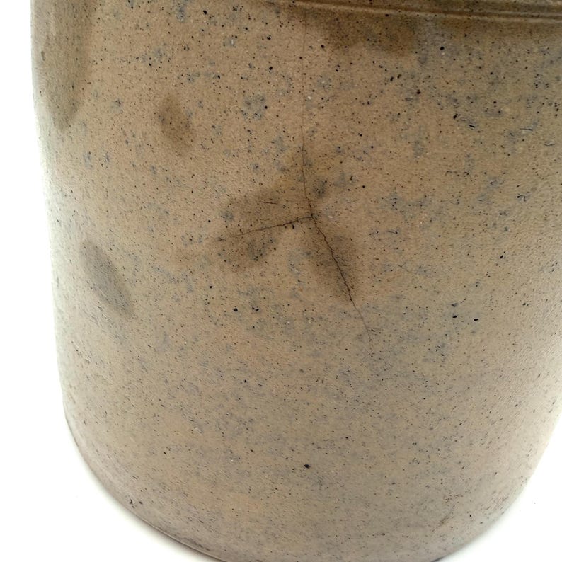 Antique 2 Gallon Pottery Crock - Possibly Albert & Easton - Vintage ...