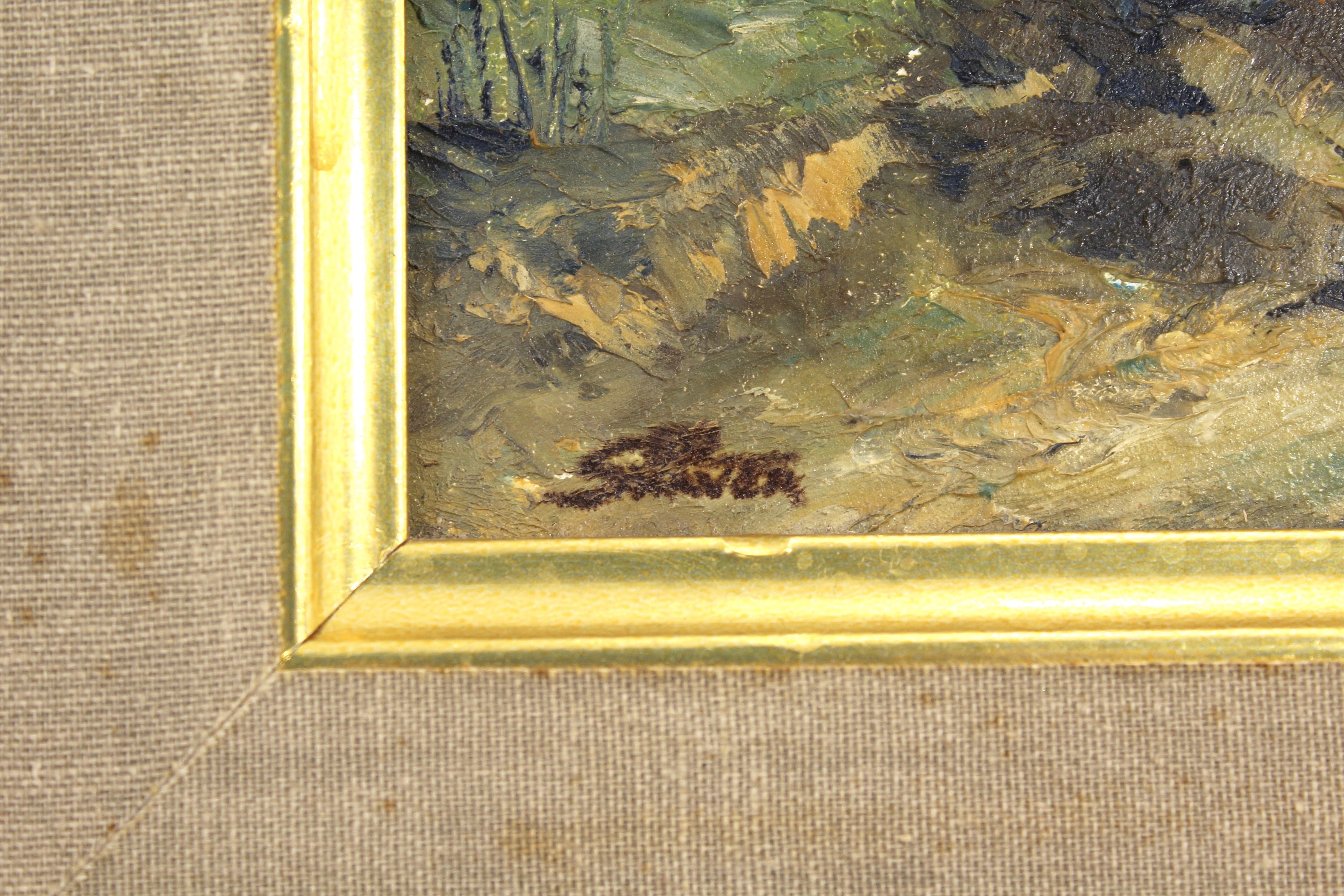 Vintage Original Landscape Oil Painting Artist Ed Shaver - Etsy