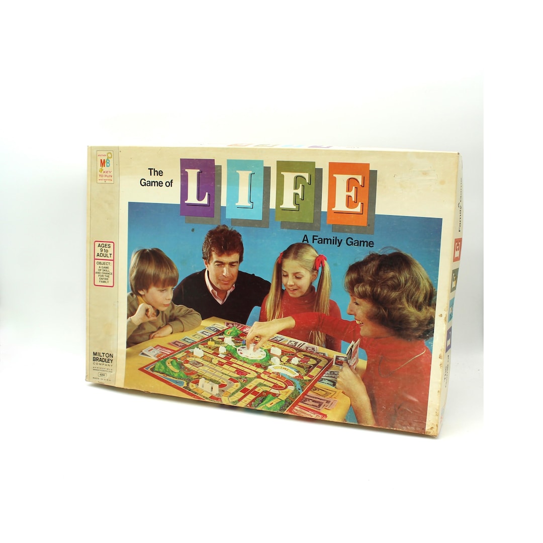 COMPLETE! 1977 Life Board Game - Milton Bradley, Vintage, 1970s, Family ...