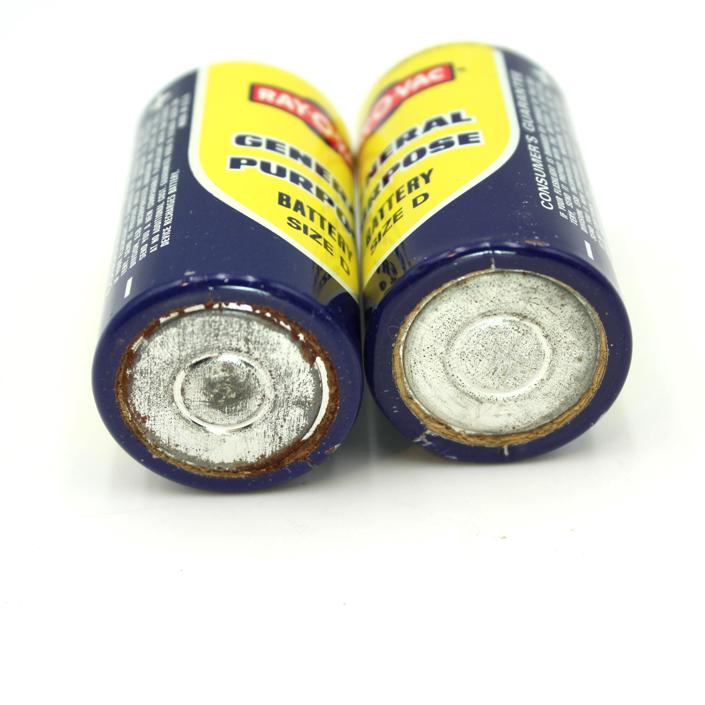 Display Only Rayovac 1980s D Cell Batteries - Set of Two, Vintage, Ray ...