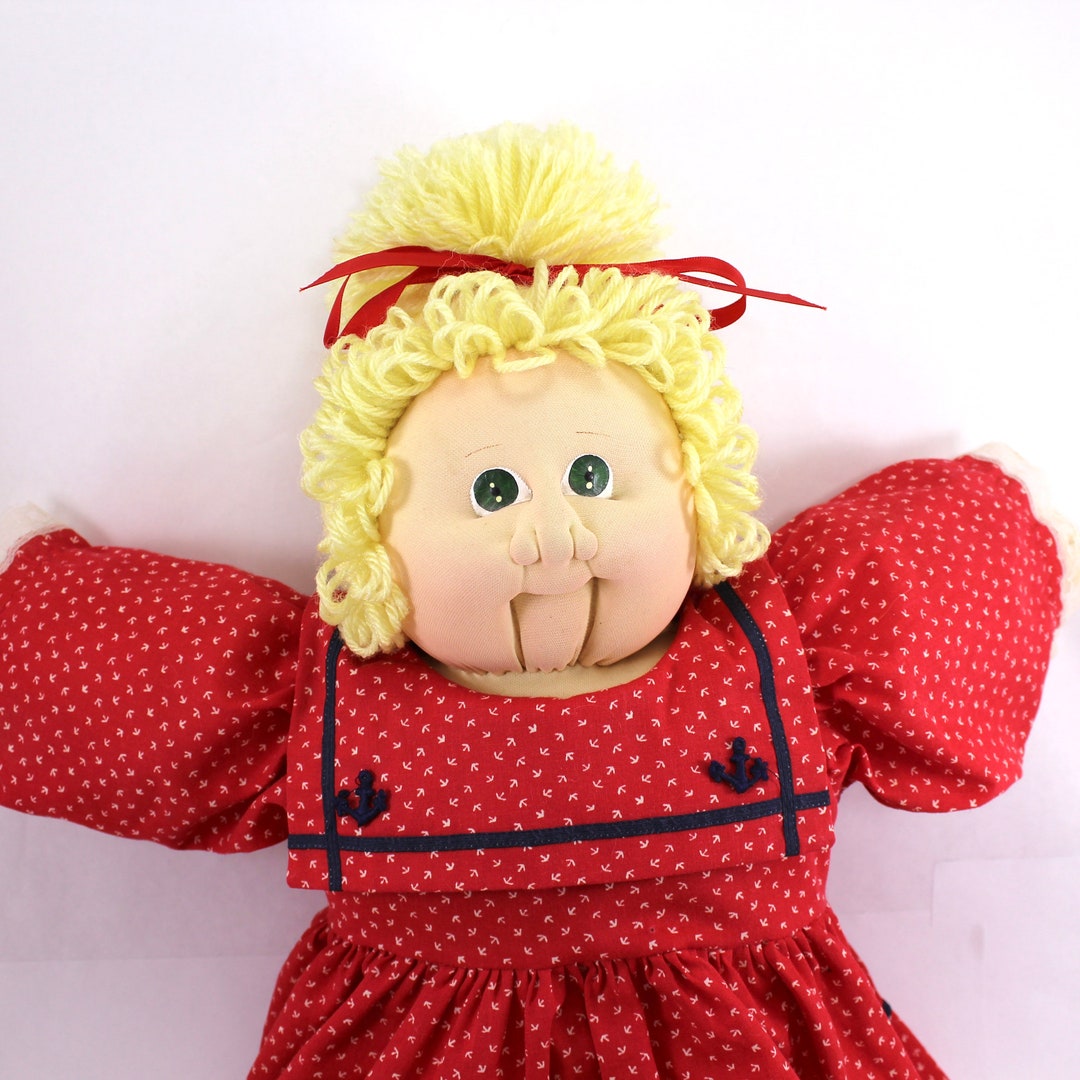 Vintage 1983 Soft Sculpture Cabbage Patch Kid Doll - the Little People ...