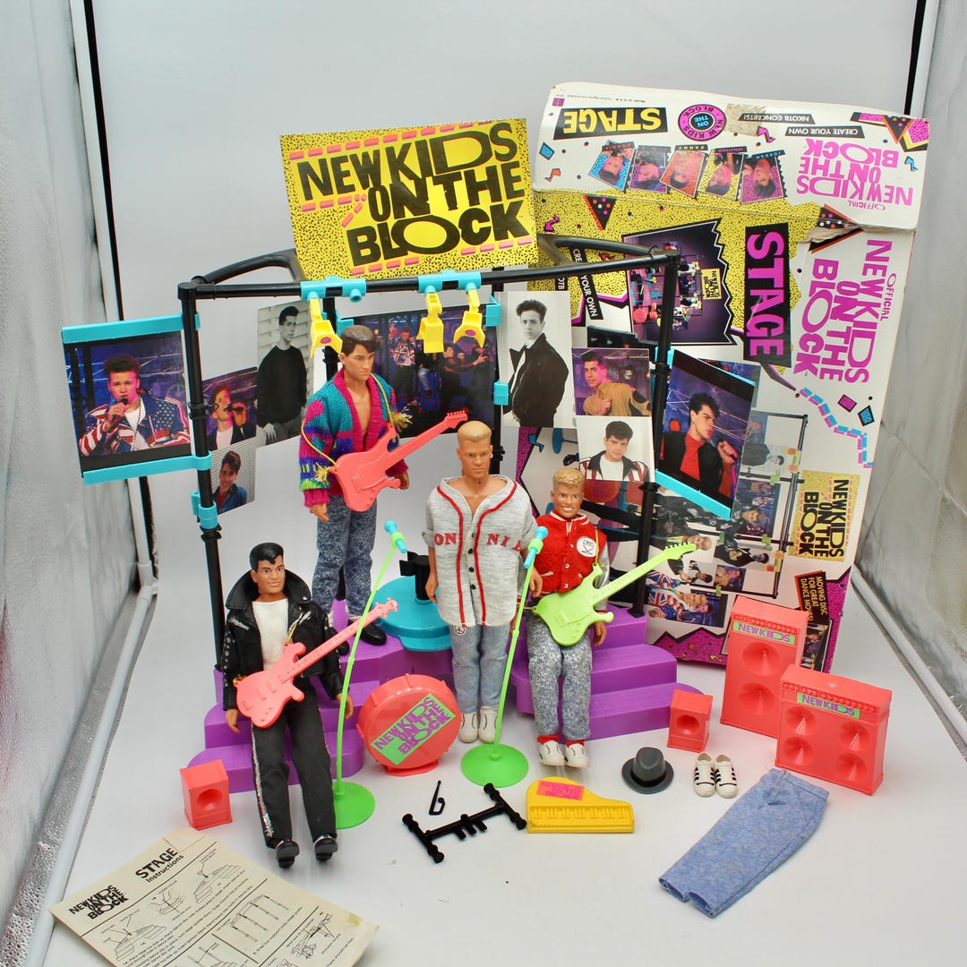 Vintage New Kids on the Block Dolls and Stage - Boy Bands, 1980s, 90s ...
