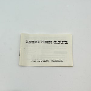 Vintage 1980s Calculator Technico TP-81, Electronic Printing Calculator ...