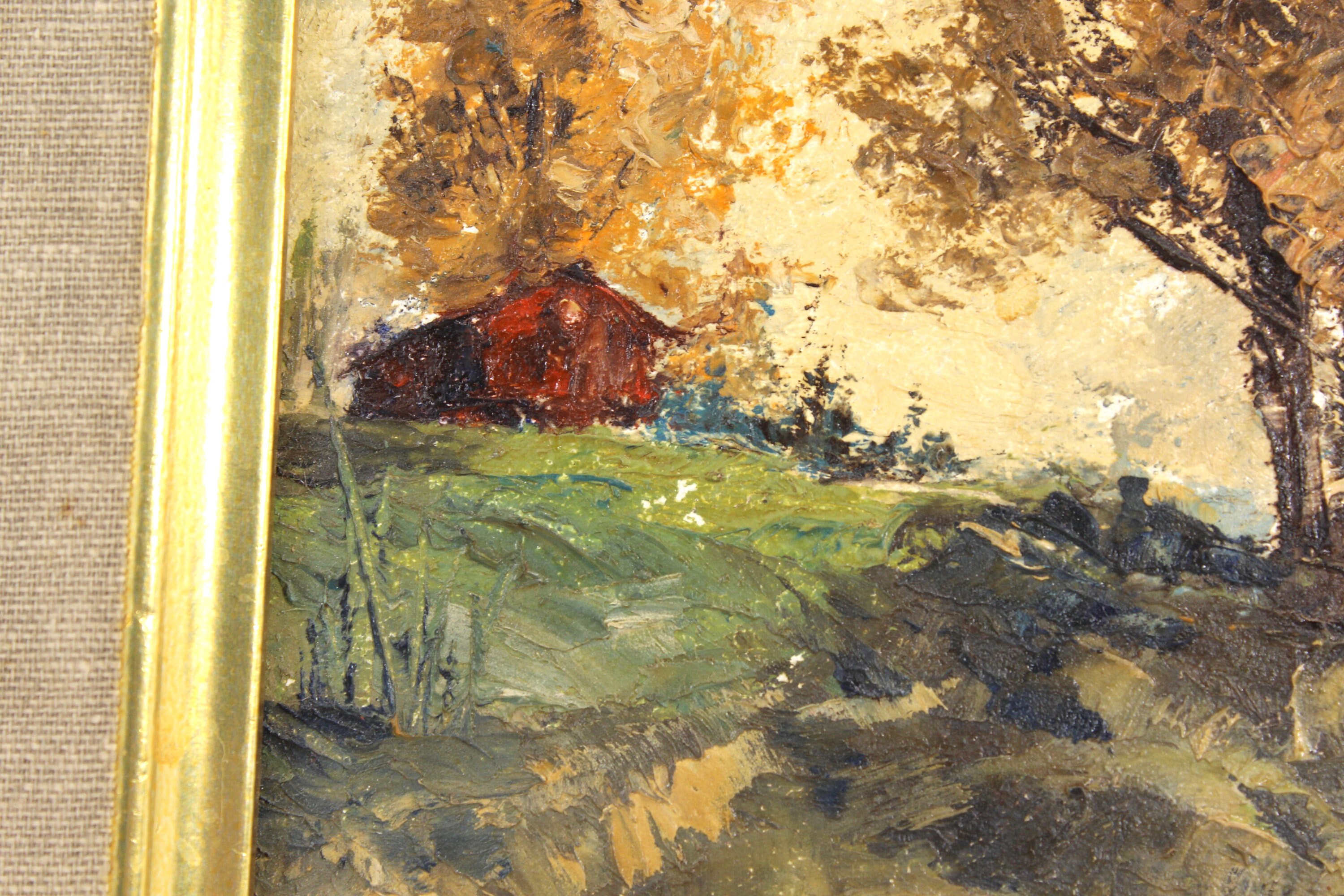 Vintage Original Landscape Oil Painting Artist Ed Shaver - Etsy