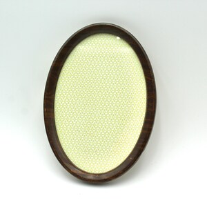 Vintage 5x7 Oval Picture Frame Metal, Wood Tone, Empty, Wedding Frames ...