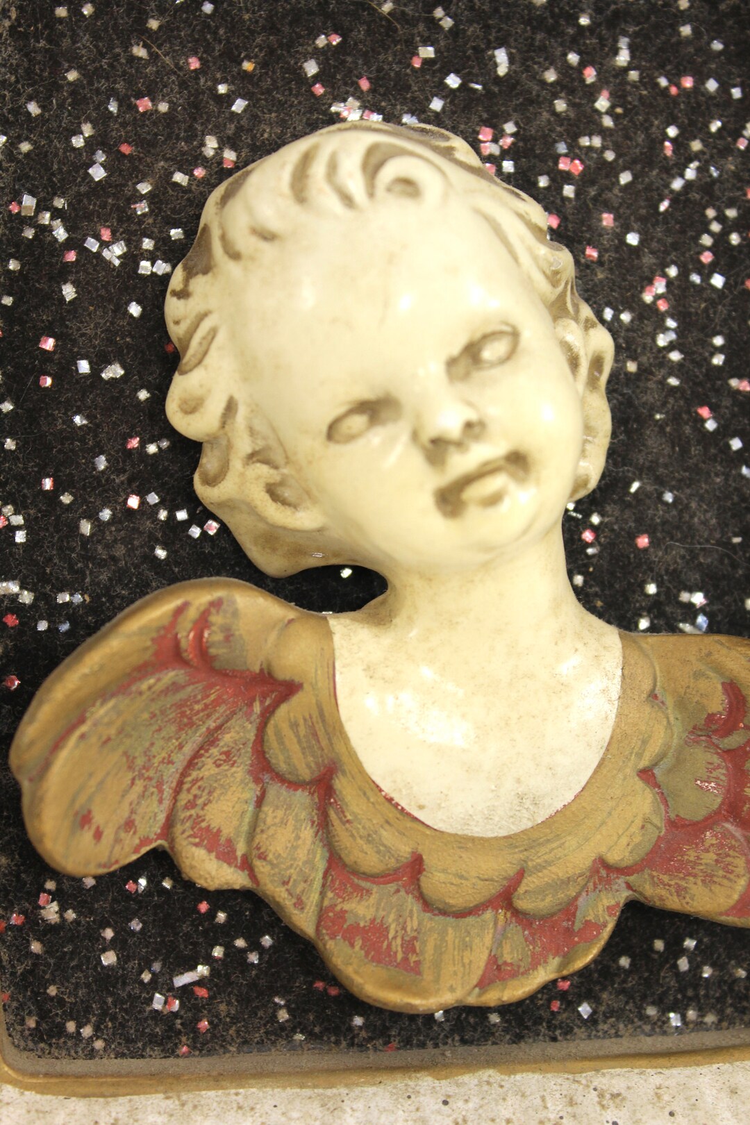 Spooky Vintage Angel Wall Hangings Scary, Cherubs, Haunted House Prop ...
