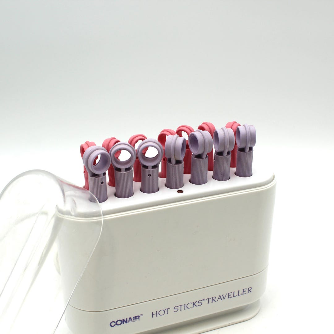 Vintage 1980s Conair Hot Sticks Hair Curlers - 80s Hot Rollers ...