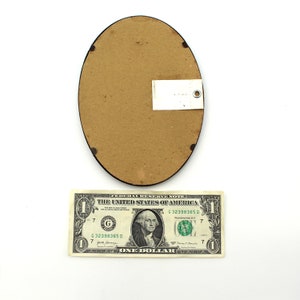 Vintage 5x7 Oval Picture Frame Metal, Wood Tone, Empty, Wedding Frames ...