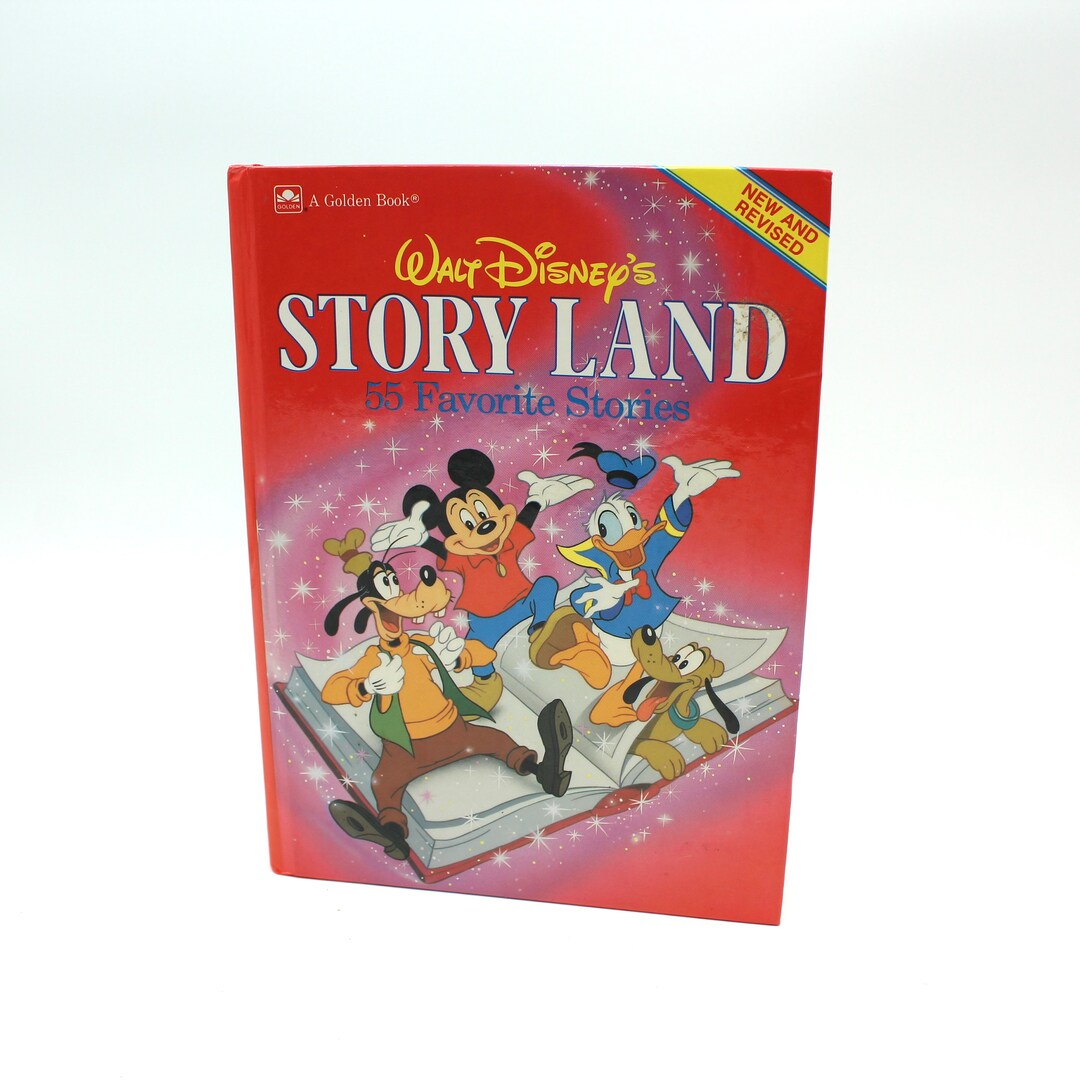Vintage 1991 Walt Disney's Story Land Hardcover Book Treasury ...