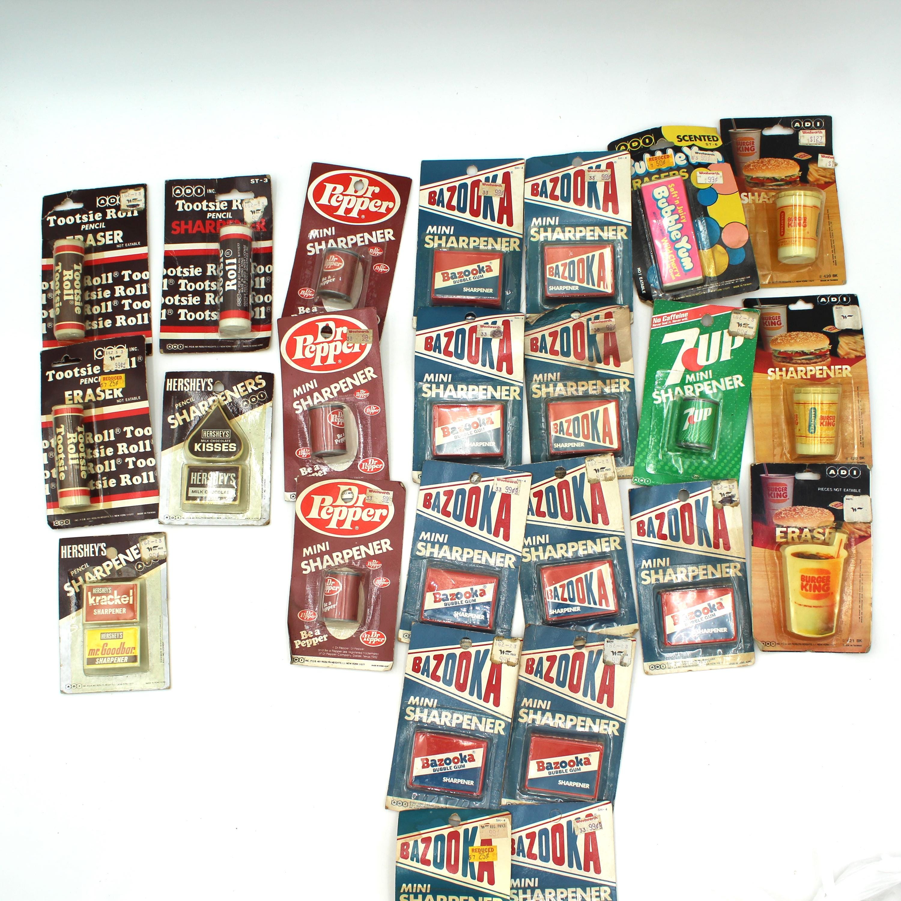 Your Choice Vintage 1980s Pencil Sharpeners and Erasers - Toys, Hershey ...