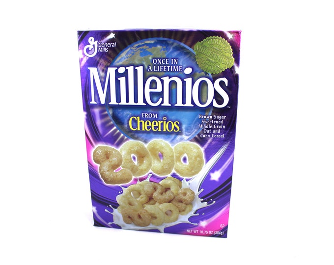 SEALED 2000 Millenios Cheerios Cereal Box - Millennium, Y2K, Milennios ...