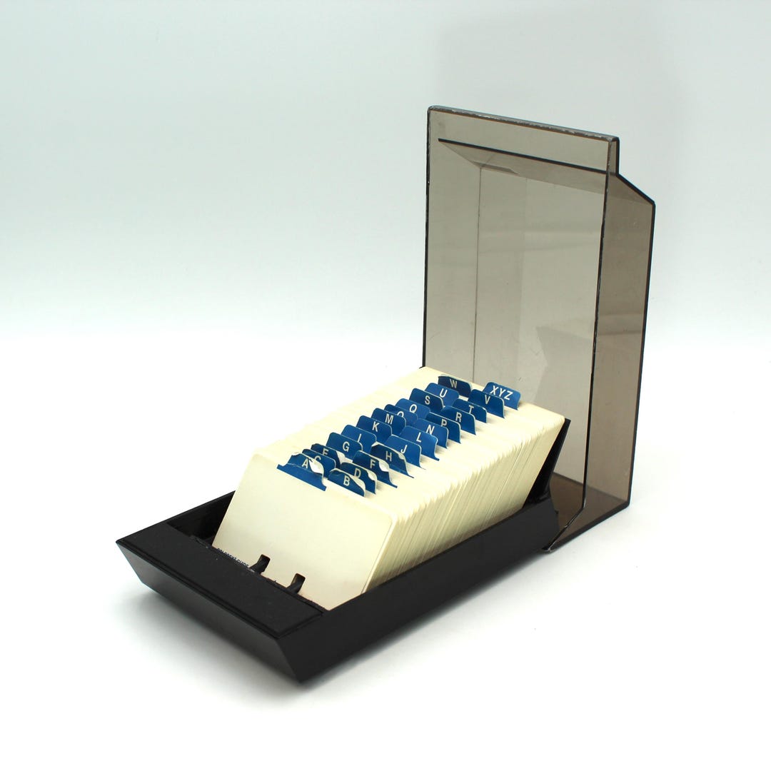 Classic Vintage Rolodex Card File Vintage, Business Card Holder ...