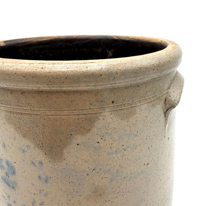 Antique 2 Gallon Pottery Crock - Possibly Albert & Easton - Vintage ...