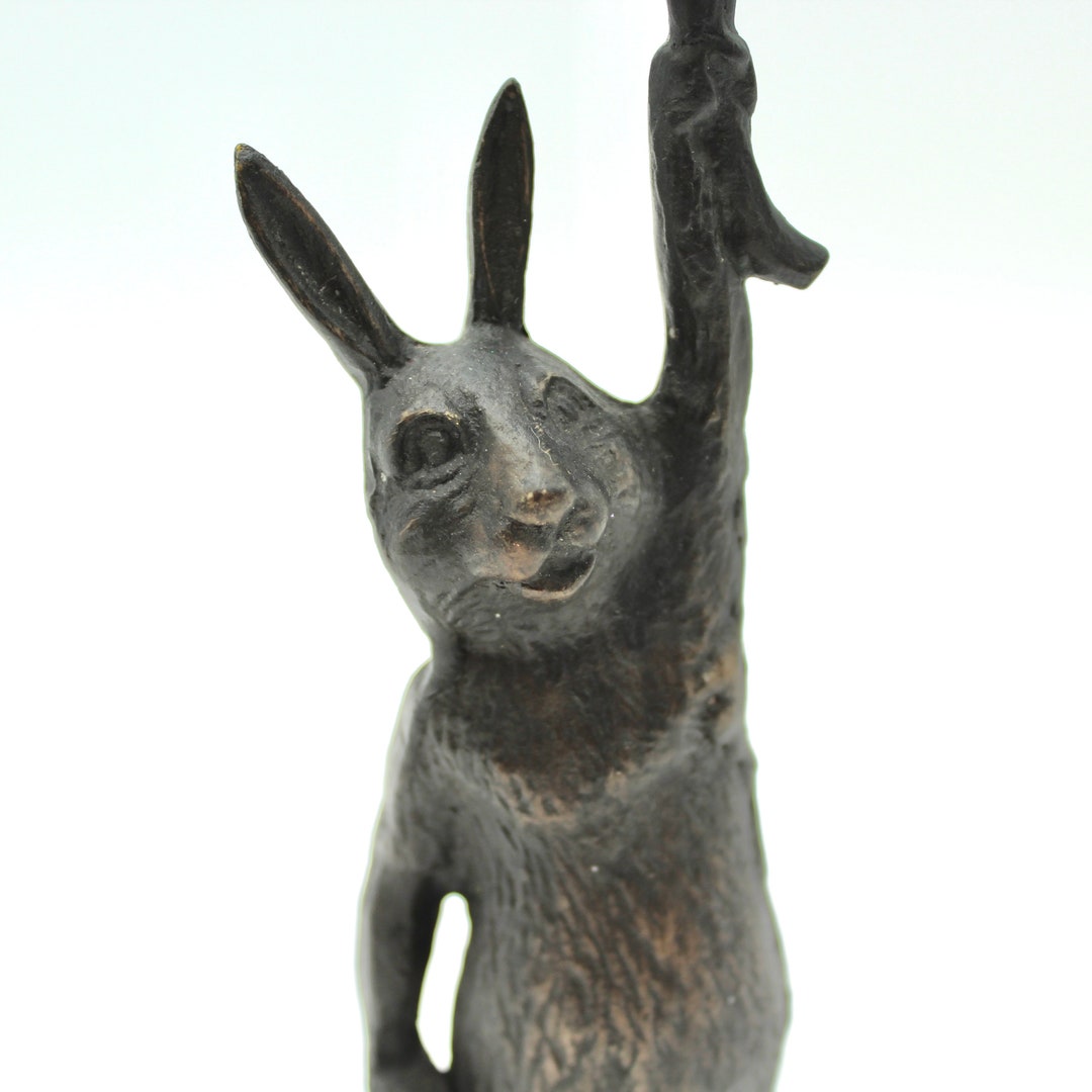 Darling Vintage Bunny Rabbit Candle Holder - Candlestick, Taper Candle ...