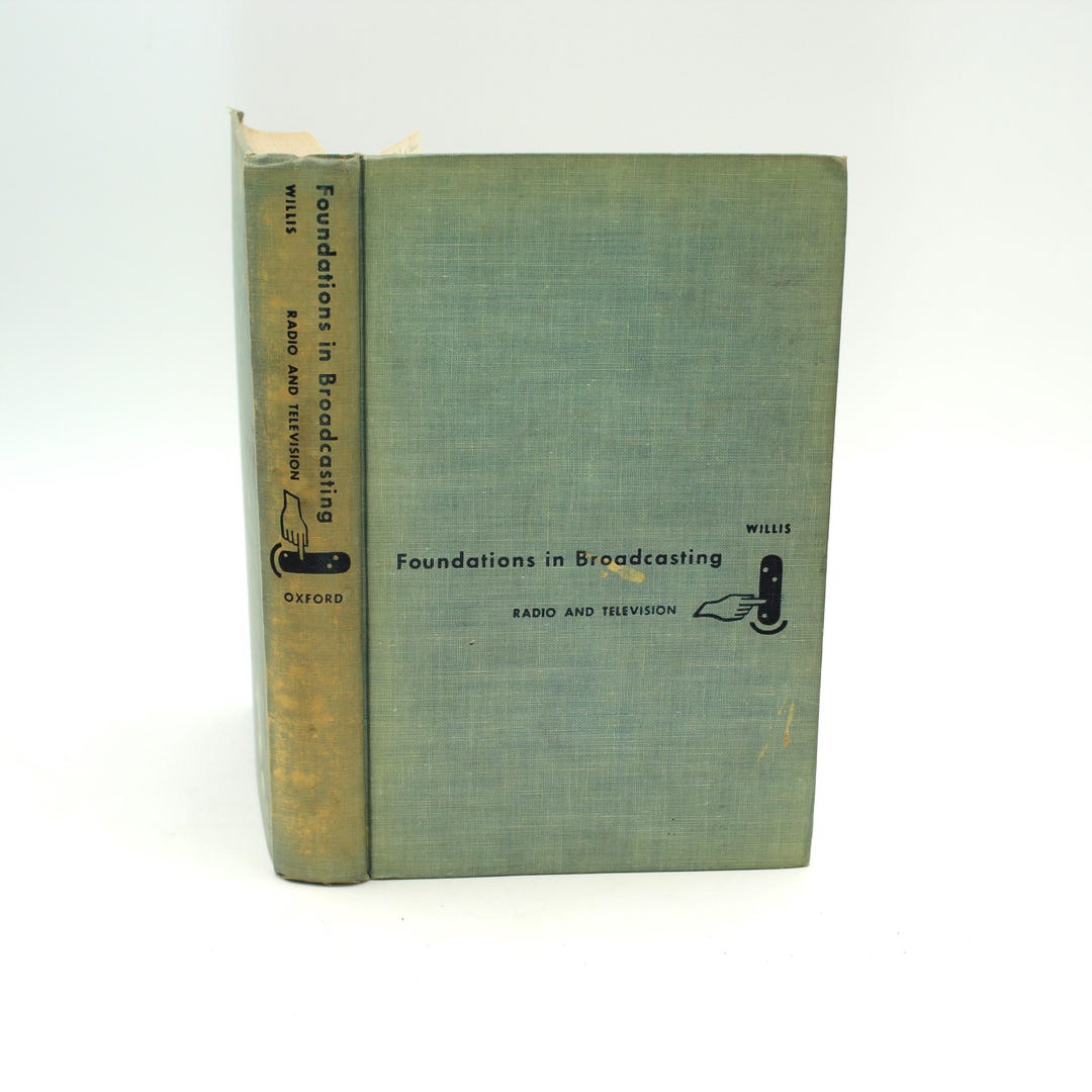1951 TV and Radio Broadcasting Book - Textbook, Manual, Vintage, RTF ...