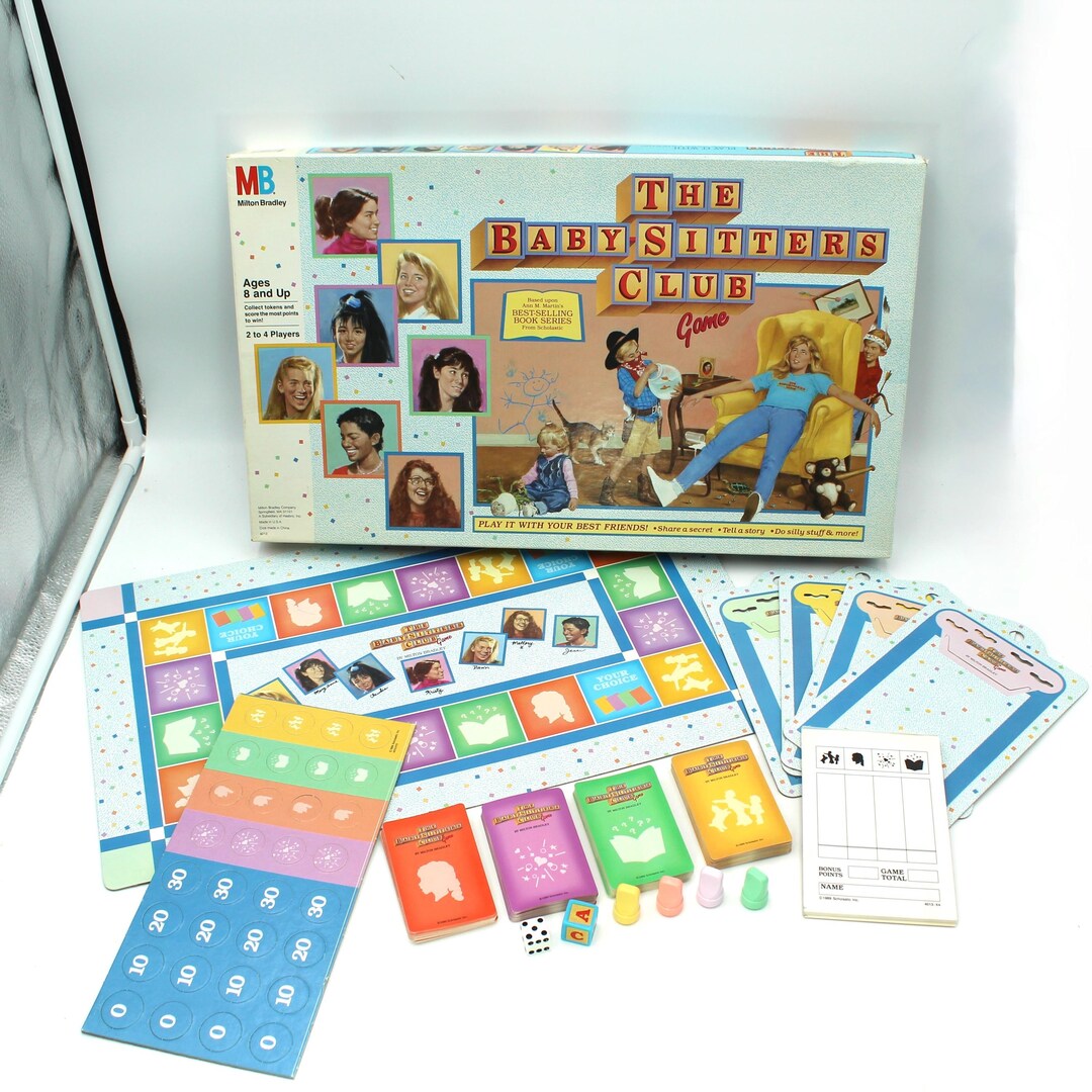Baby-sitters Club Board Game From 1989 - by Milton Bradley - BSC, 1980s ...