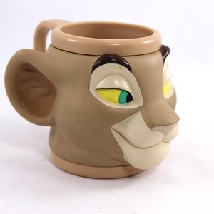 Vintage Lion King Nala Cup - Disney, 1990s, 90s, Mug, Dishes, Plastic ...