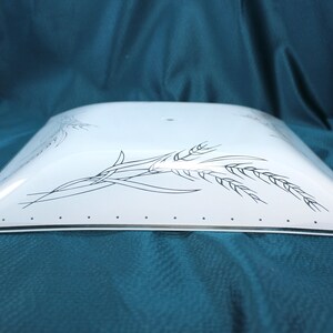 Vintage Square Glass Ceiling Light Cover White, Frosted, Wheat, Retro ...