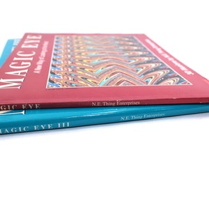 Vintage Magic Eye Books I and III 3D Illusions by N.E. Thing - Etsy