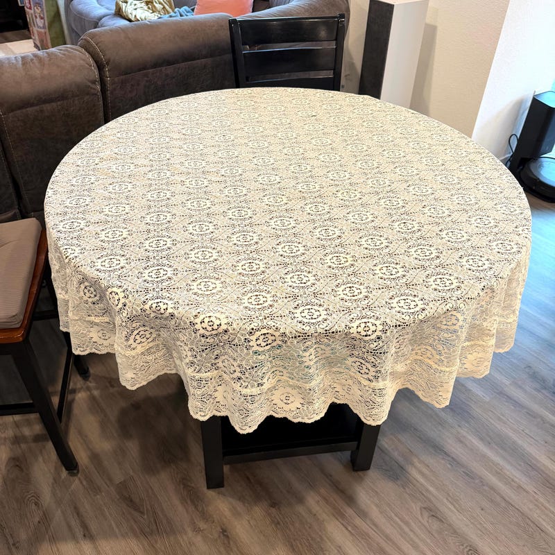 Antique Cream Tablecloths - Etsy
