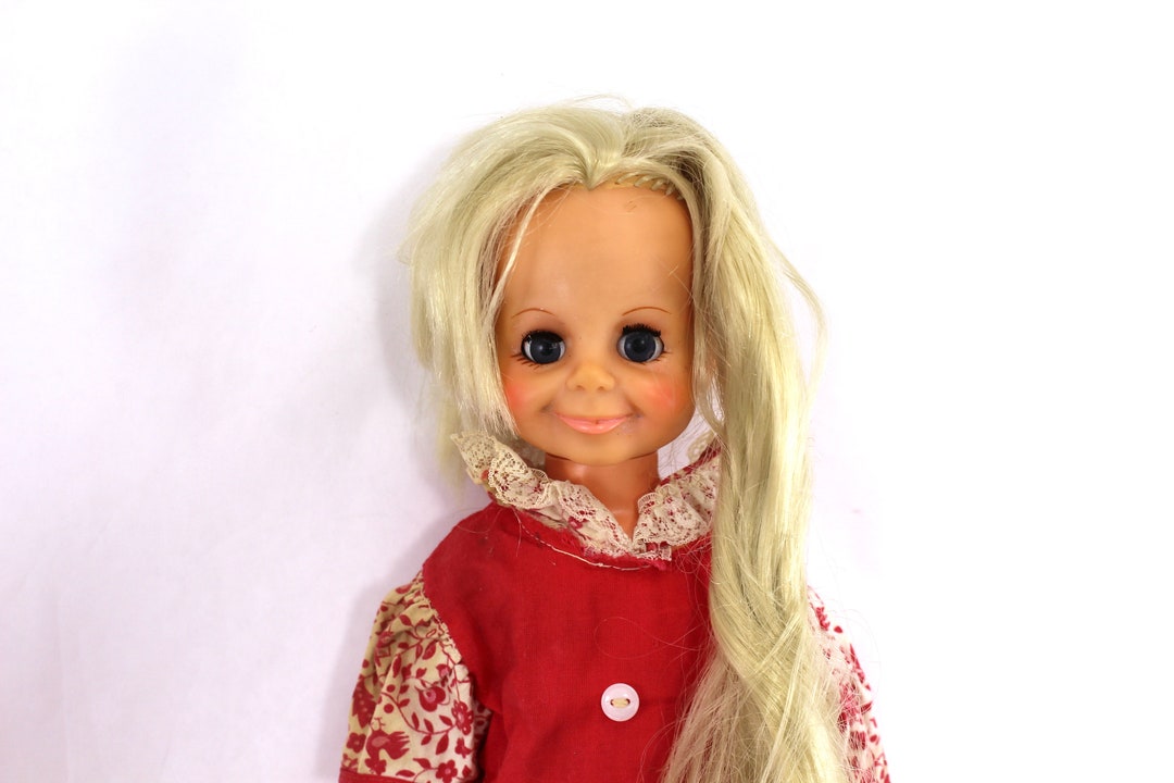 Vintage 1970s Ideal Velvet Doll - Crissy Cousin, Hair Grow, 70s Toys ...