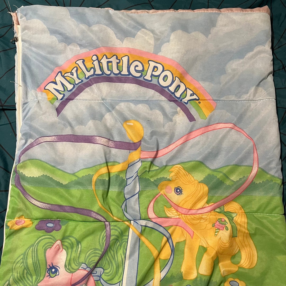 Vintage 1980s My Little Pony Sleeping Bag - Ponies, Kids, Hasbro, 80s ...
