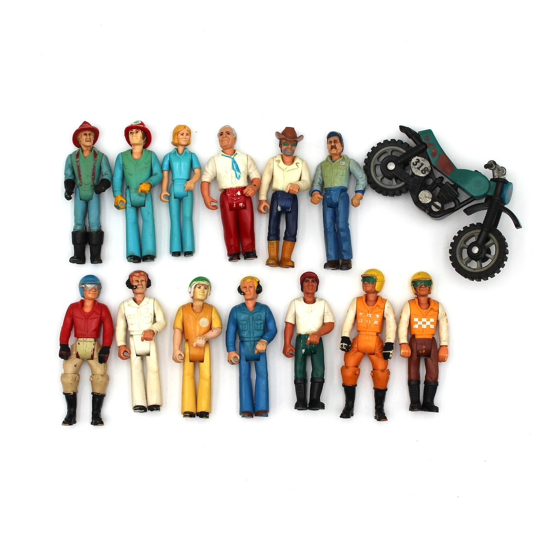 Lot of Vintage Tonka Action Figures 1970s, 1980s, Play People, Fire ...