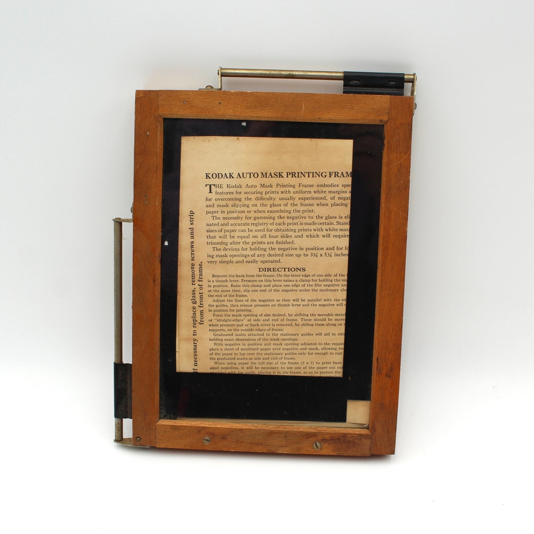 Vintage 1910s Kodak Camera Auto Mask Printing Frame - Photographer Gift ...