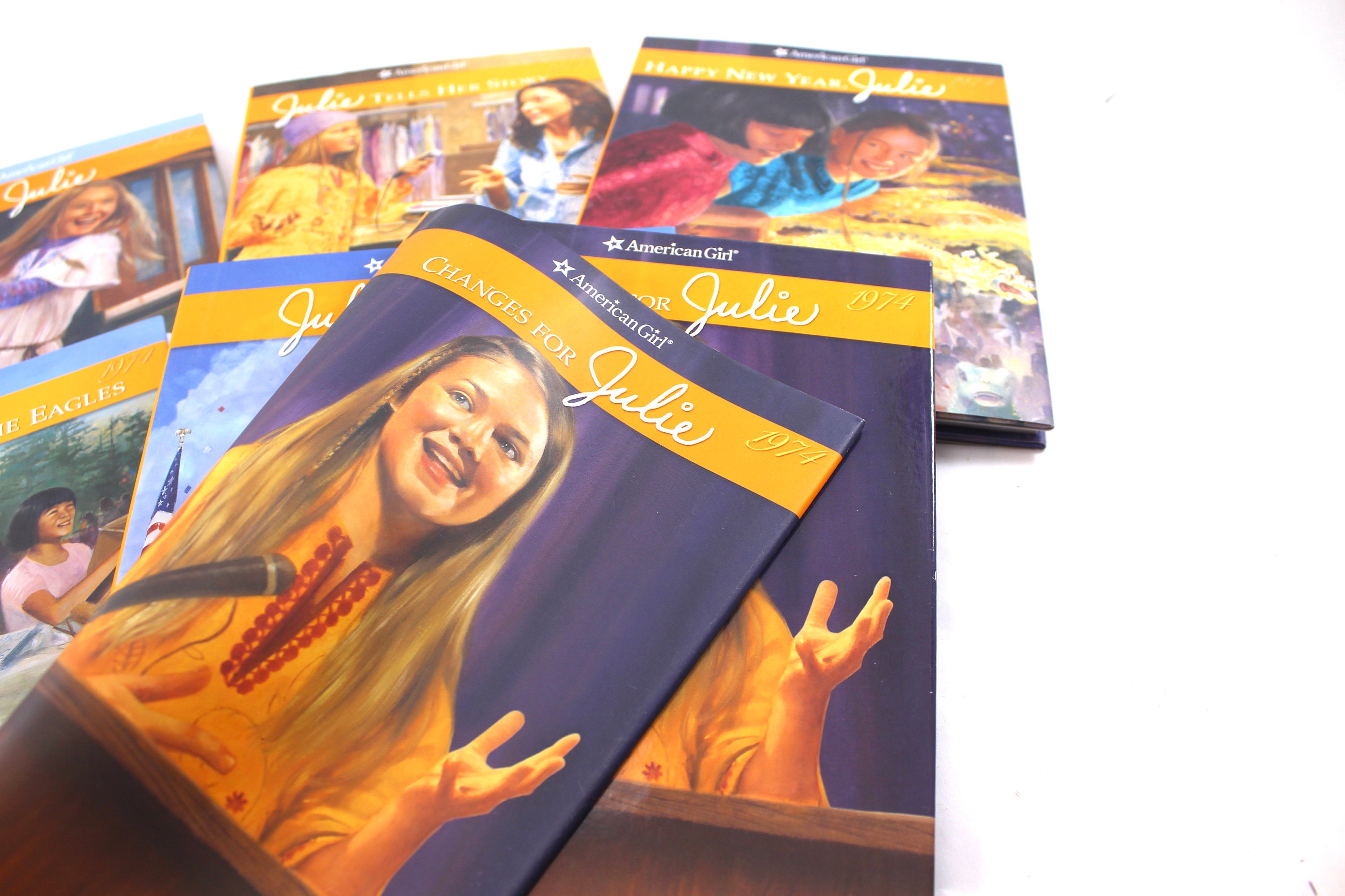 HARDCOVER Julie Albright American Girl Doll Books Vintage - Etsy