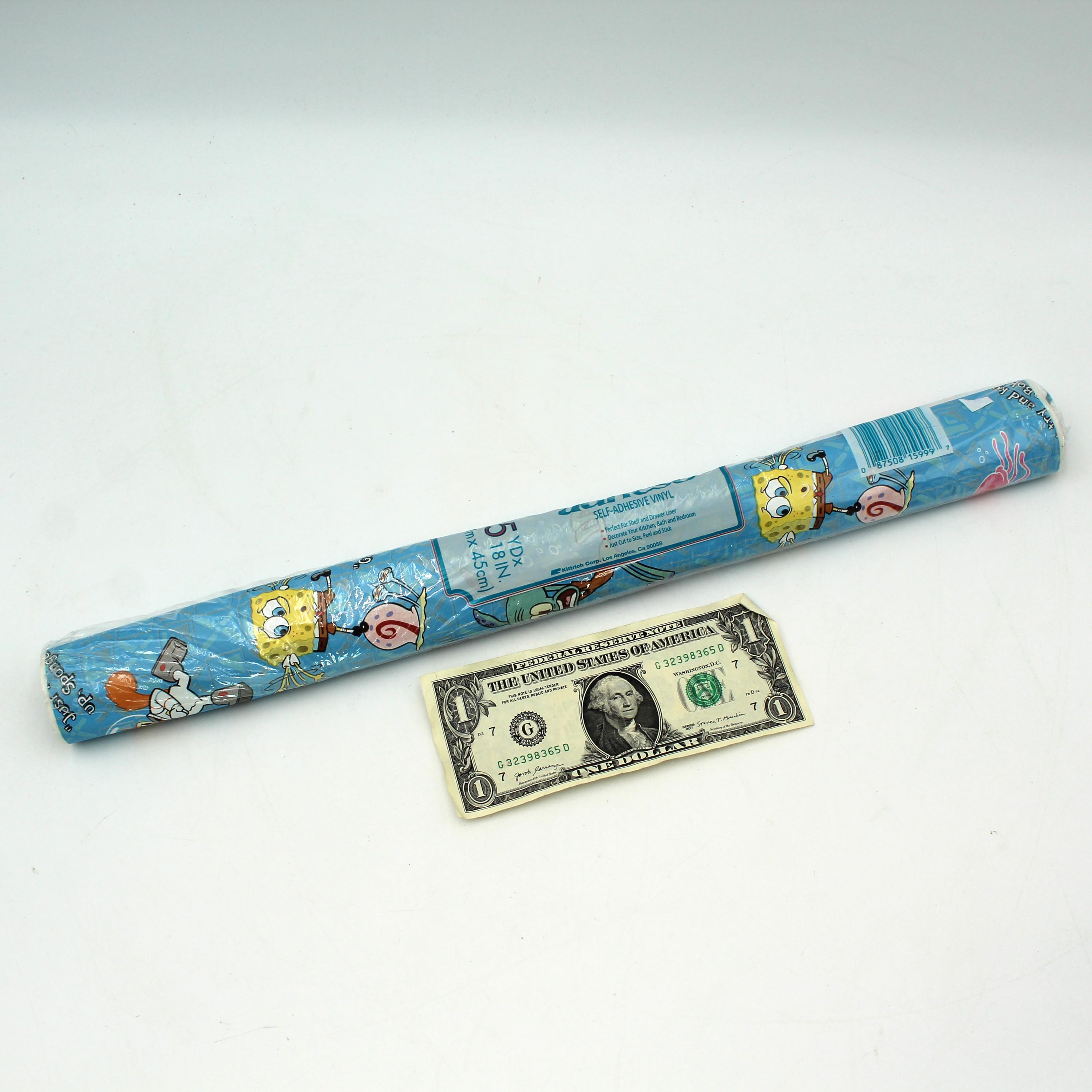 Vintage 2002 Spongebob Squarepants Self-adhesive Vinyl Shelf Liner ...