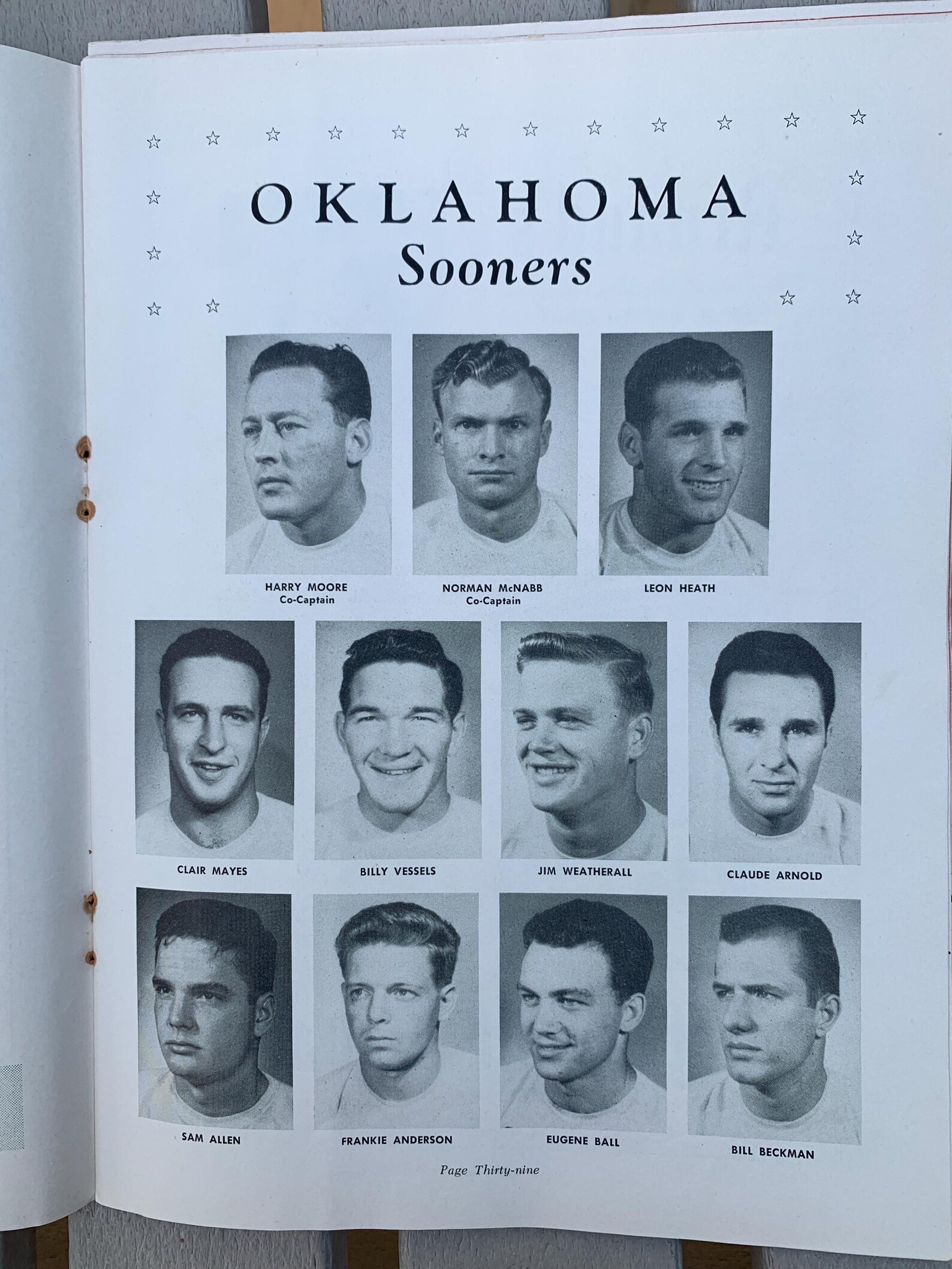1951 Oklahoma Vs. Kentucky Sugar Bowl Program Original College Football ...