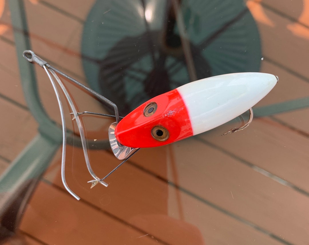 Heddon No Snag River Runt Red Head White Scale Free Shipping - Etsy