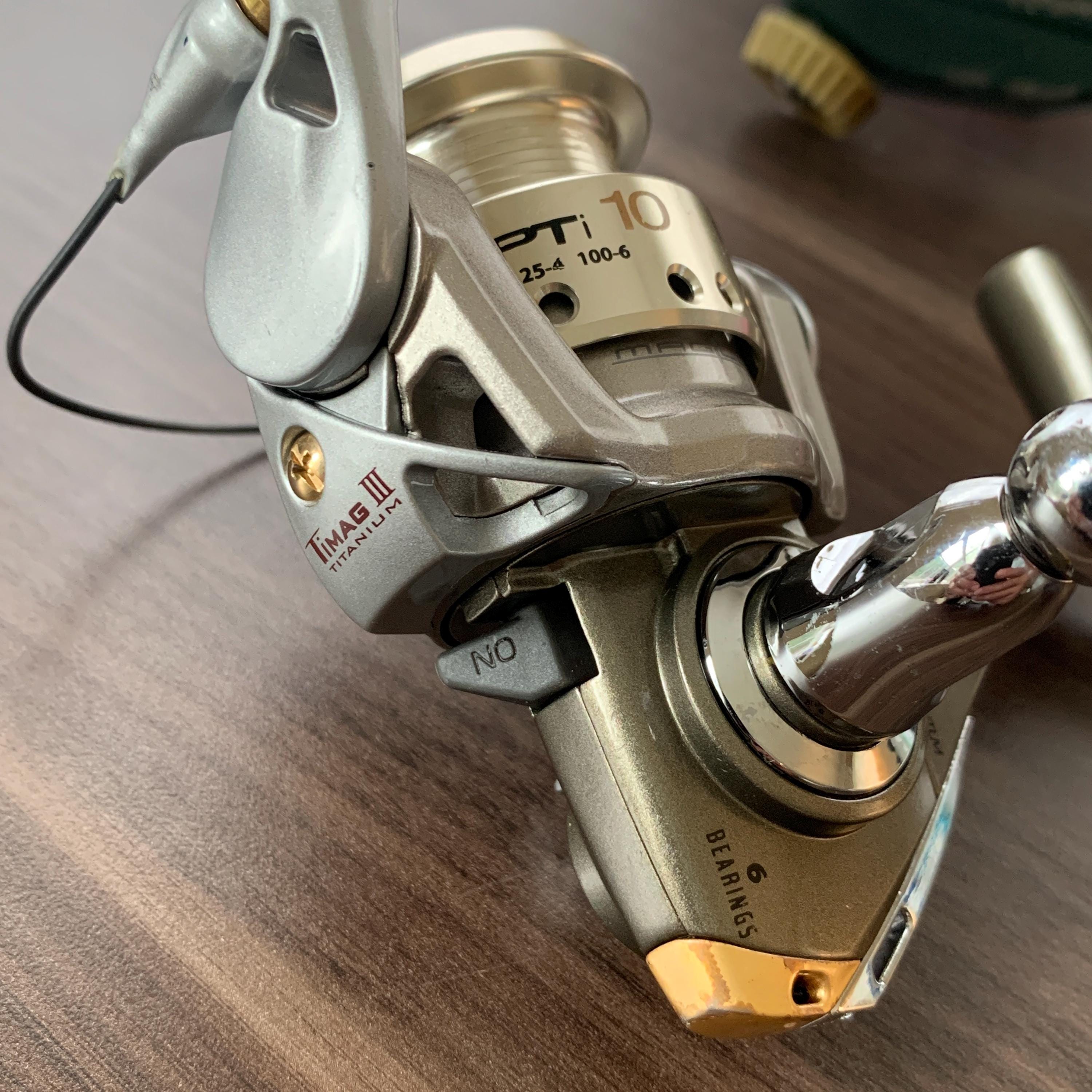 Quantum Kinetic Reel Pti 10 Timag Iiititanium 6 Ball Bearing Small ...