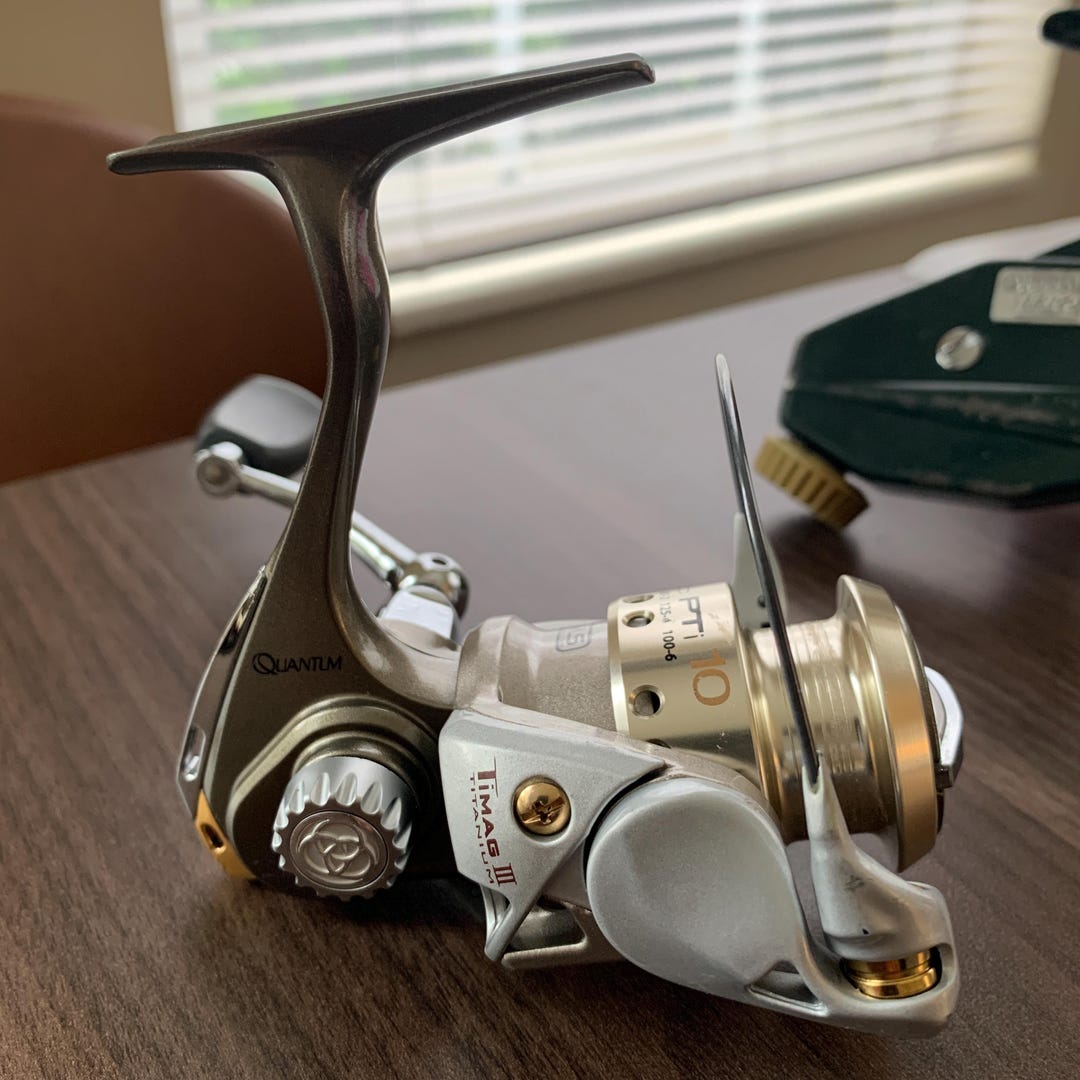 Quantum Kinetic Reel Pti 10 Timag Iiititanium 6 Ball Bearing Small ...