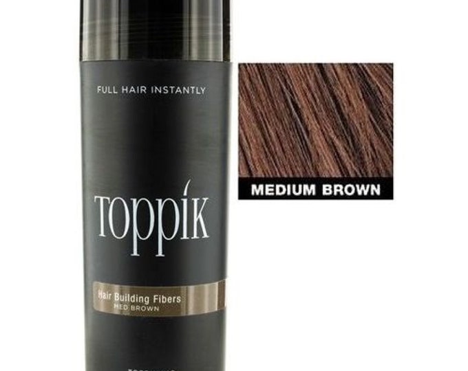 Toppik Hair Building Fibers Medium Brown 27 5g 0 97oz Toppik Etsy