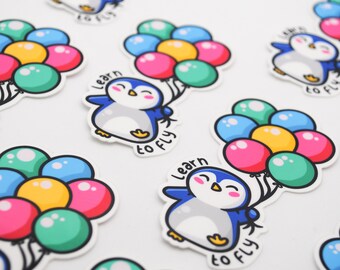 Penguin Stickers - Etsy UK
