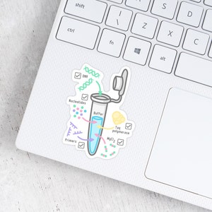 Polymerase Chain Reaction Sticker I PCR Checklist Sticker I DNA Sample ...
