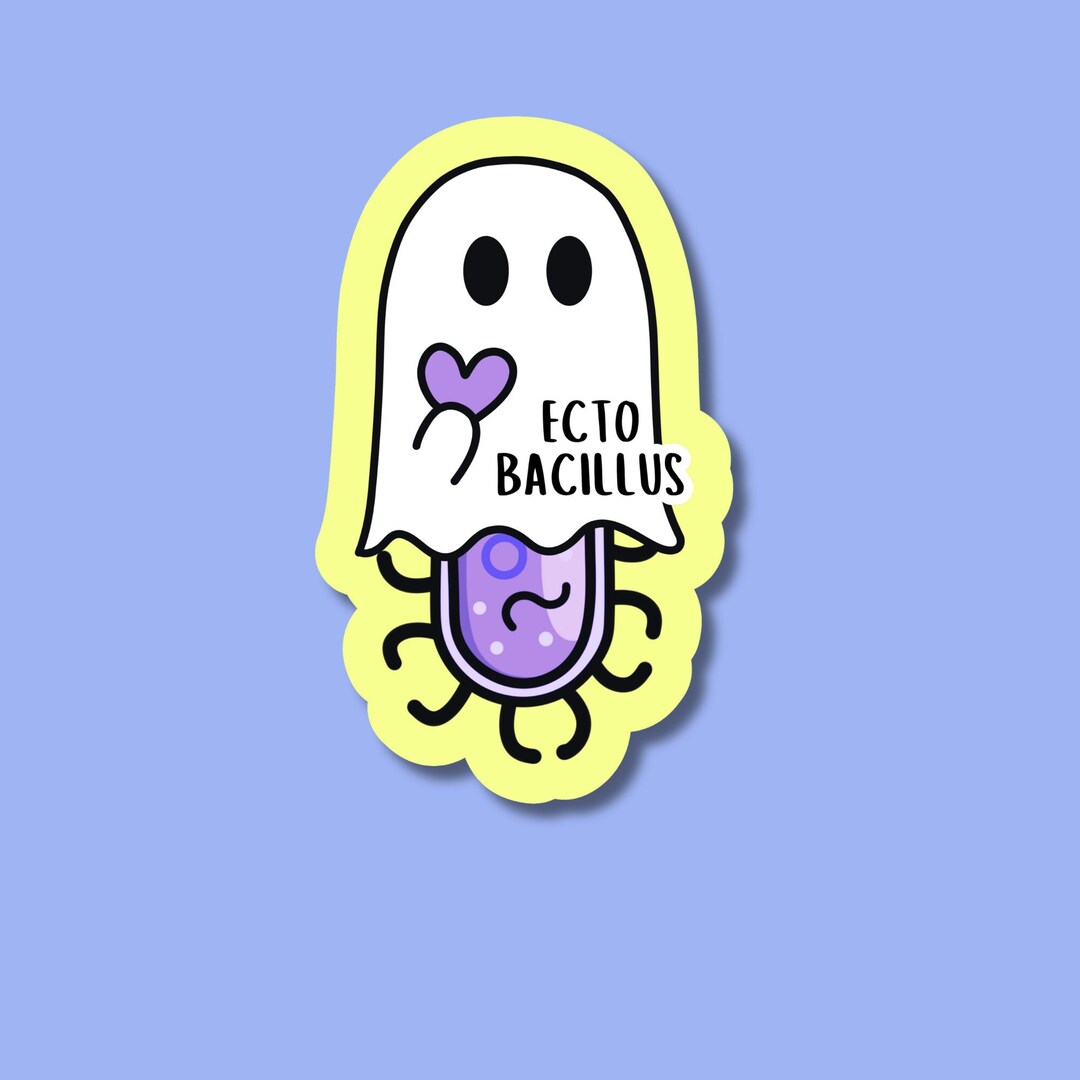 Spooky Bacteria Vinyl Stickers. Microbiology Sticker. Perfect Gift for ...