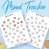 Mood Tracker Bundle Printable, 12 Designs Emotions Tracker Digital ...