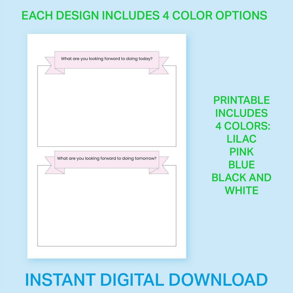 Bundle Mindfulness Gratitude Printables for Kids Positive - Etsy