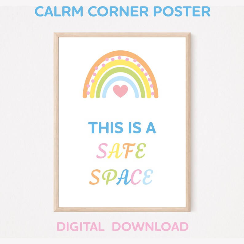 Calm Down Corner Poster Bundle Printable Mental Health - Etsy UK