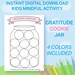 Gratitude Jar Printable Kids, Mindfulness Coloring Activity Children ...