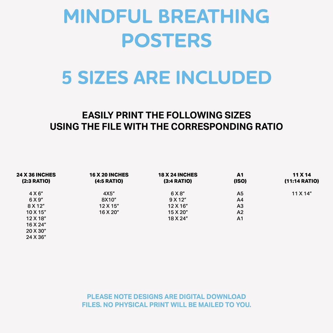 Bundle Box Breathing Posters Mental Health Poster Therapy - Etsy