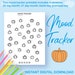 Pumpkin Mood Tracker Printable Monthly Daily Mood Tracker - Etsy UK