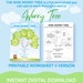 Worry Tree Worksheet Printable Kids Anxiety Relief Workbook - Etsy UK