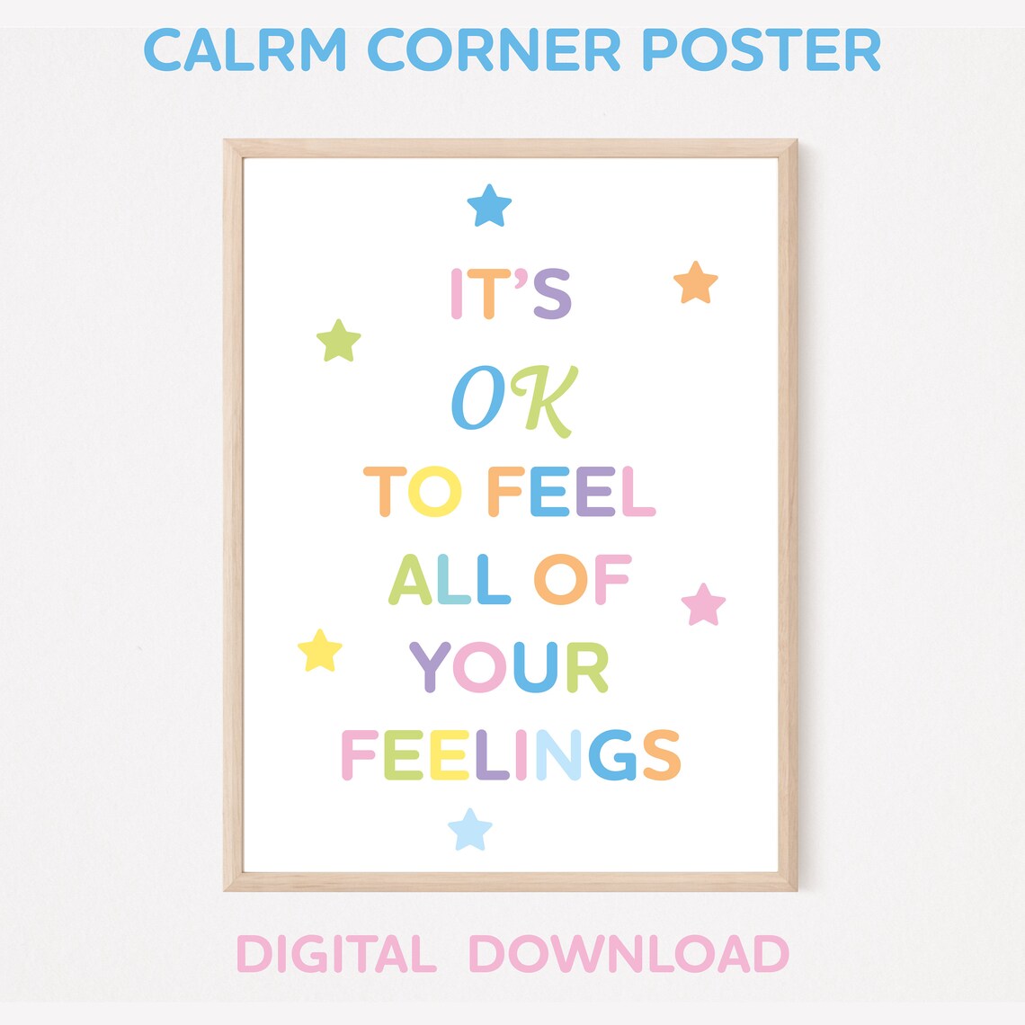 Calm Down Corner Poster Bundle Printable Mental Health - Etsy UK
