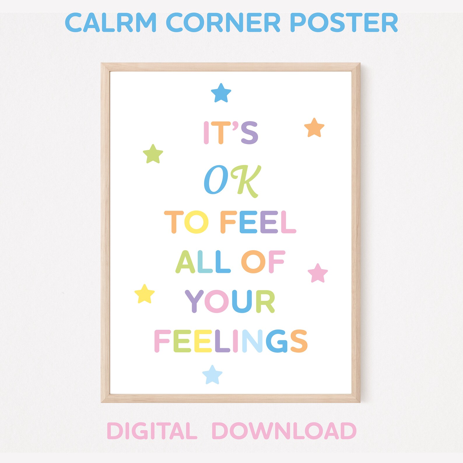 Calm Down Corner Poster Bundle Printable Mental Health - Etsy UK