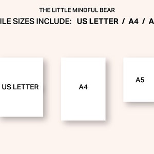 Flower Mood Tracker Printable, Daily Monthly Mood Chart Journal, A5 A4 ...