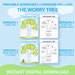 Worry Tree Worksheet Printable, Kids Anxiety Relief Workbook, Self ...